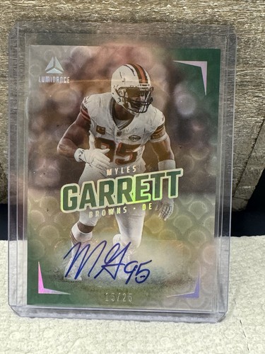Myles Garrett 2024 Luminance Autograph #/25 Cleveland Browns #15 | eBay
