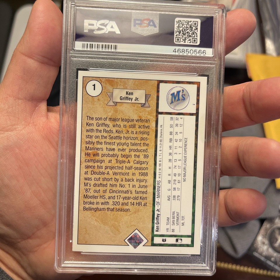 1989 upper deck ken griffey jr psa 9 | eBay