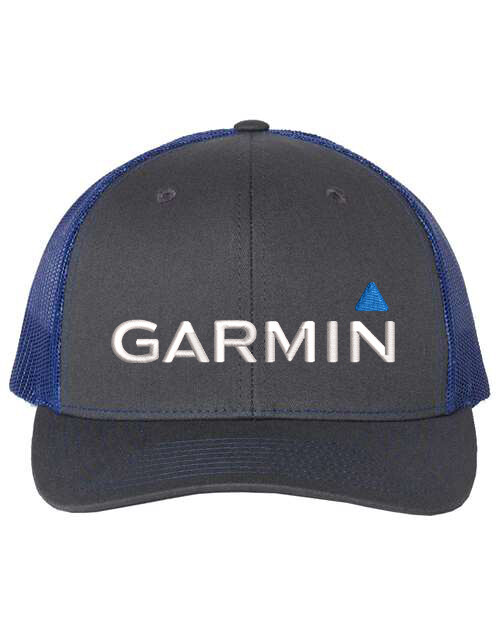 Garmin Fishing Embroidered Richardson 112 Mesh Snapback Trucker Hat | eBay