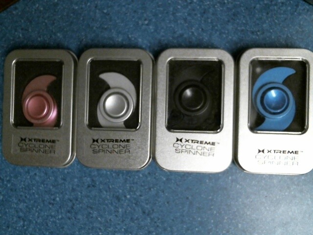 Xtreme Cyclone Spinner, Fidget Spinner, Lot of 4 Different Colors, FREE ...