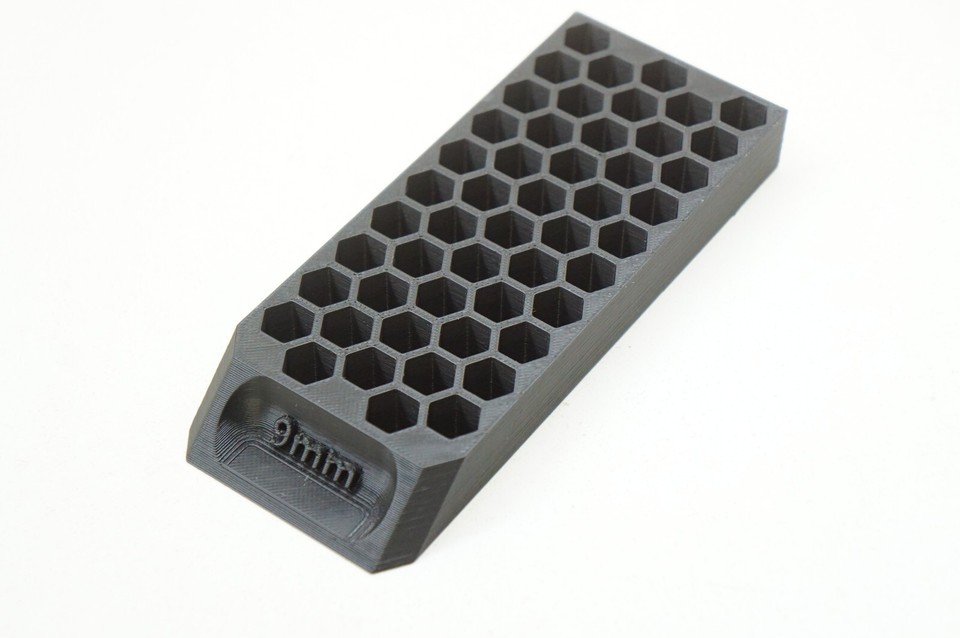 Bullet tray Reloading Block 9mm Dillon Hornady RCBS 3D Frankford Holds ...