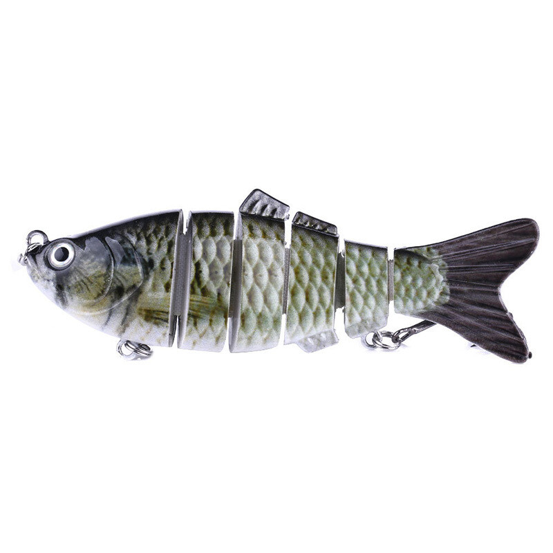 5Pcs 6-Segment Multi Jointed Fishing Lures Crankbait Fishing Bait ...