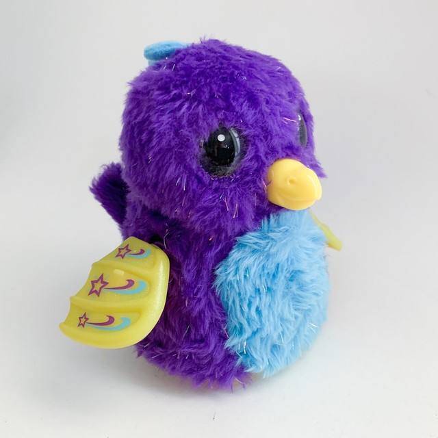 Hatchimal Bird Purple & Blue 5 1/2" tall Eyes Light Up Talks & Rolls | eBay