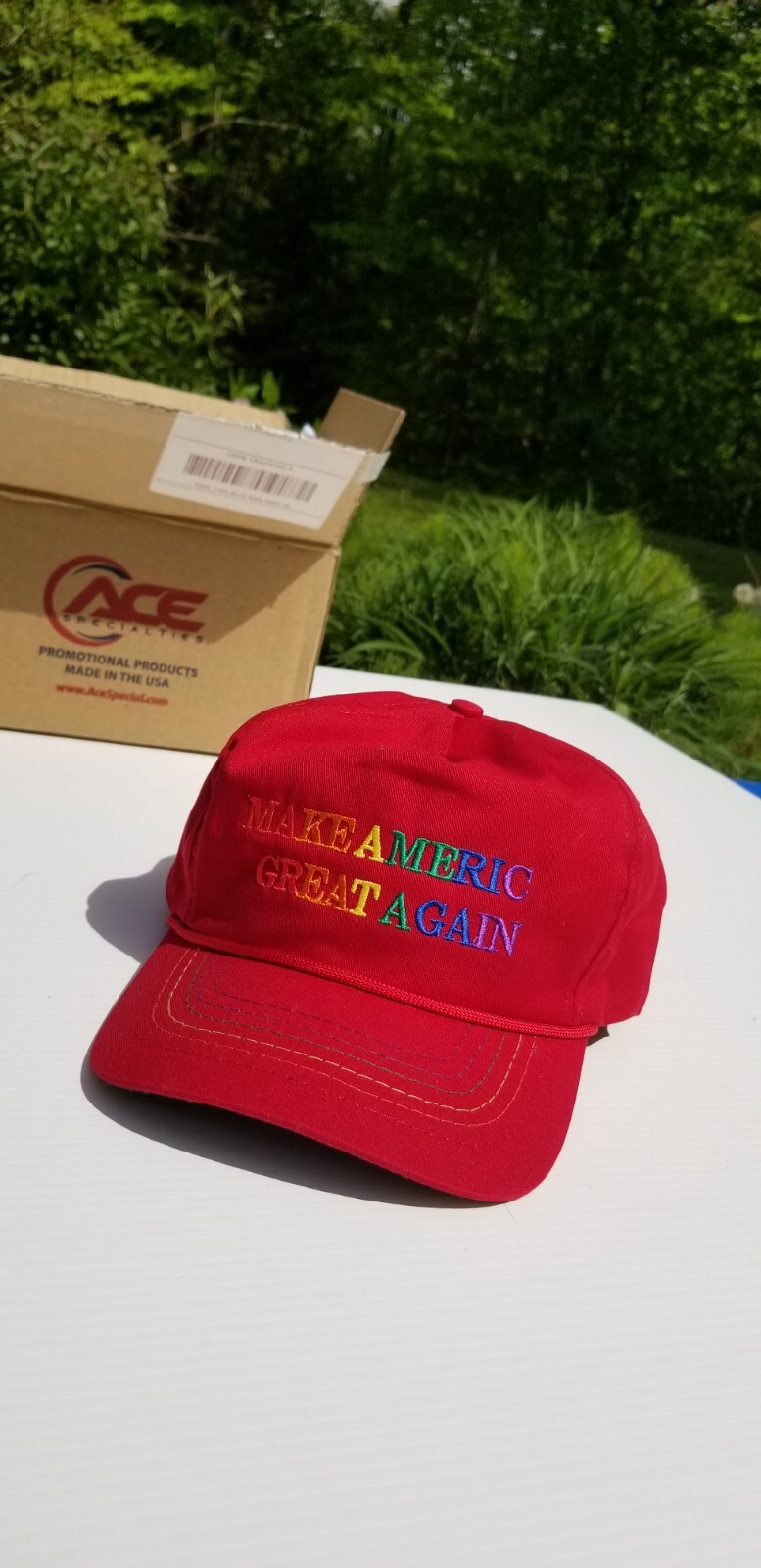 Official MAGA hat rainbow pride misprint rare NIP Trump 2020 Gay Lgbtq ...