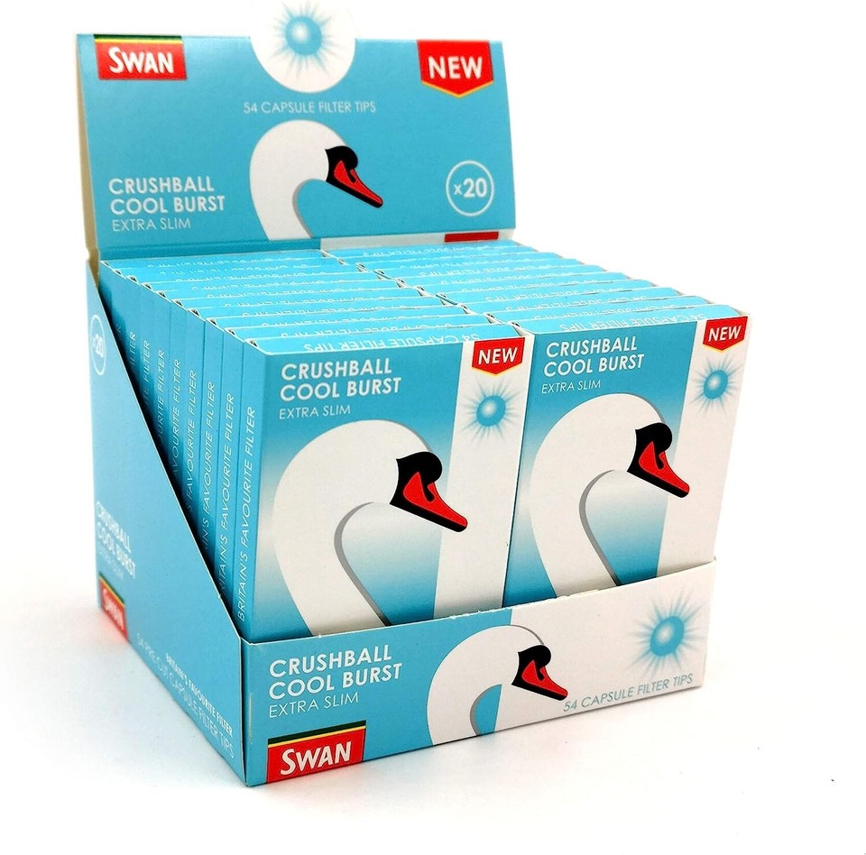 SWAN CRUSHBALL FRESH / COOL BURST EXTRA SLIM FILTER TIPS MENTHOL | eBay UK