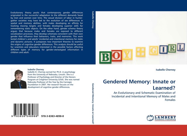Gendered Memory: Innate Or Learned? von Isabelle Cherney (2010 ...