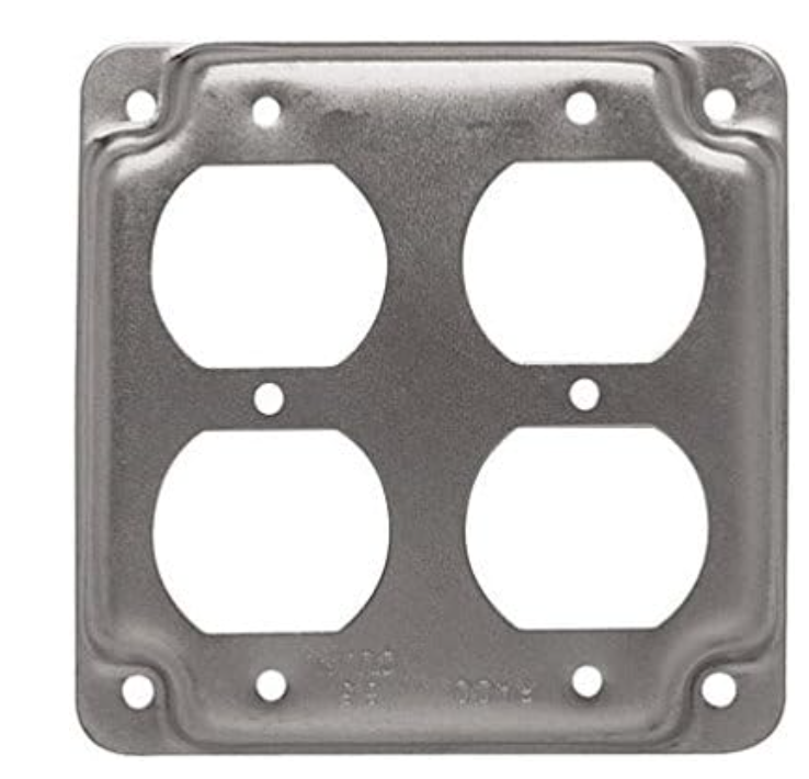 4 Inch Square Box Cover RACO 4 Inch Square Electrical Box Cover - Flat ...