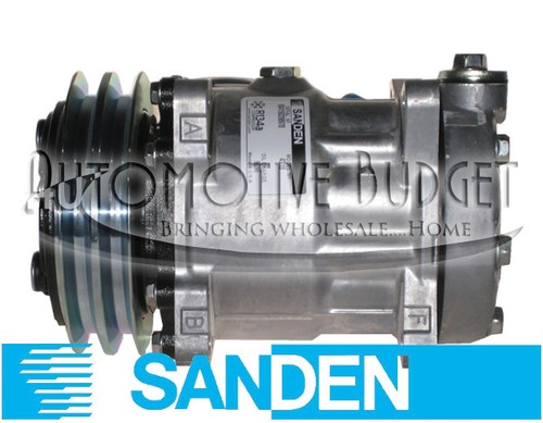 Sanden 4318 A/C Compressor w/Clutch - NEW OEM - Freightliner Kenworth ...