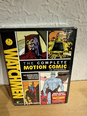 Watchmen - The Complete Motion Comic (DVD, 2009, 2-Disc Set) NEW Super ...