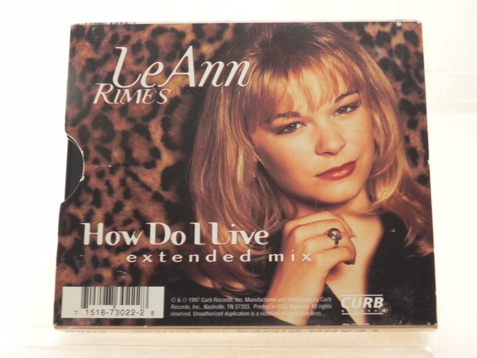 How Do I Live Dance Mix [Single] by LeAnn Rimes (CD, May-1997, Curb ...