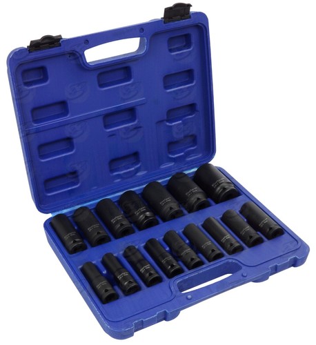 DEEP IMPACT SOCKET Set 1/2"Dr 10mm-32mm 6pt Hex Long Reach Sockets ...
