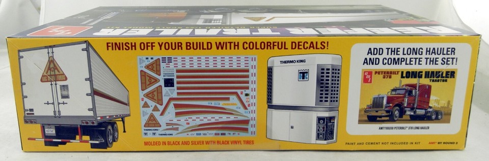 1:24 Scale Reefer Trailer Plastic Model Kit - AMT #1170/08 | eBay