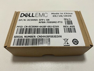 Dell 0C5RNH 10GBASE-SR 850nm SFP+ SR Transceiver Module AFBR-709SMZ-FT2 ...