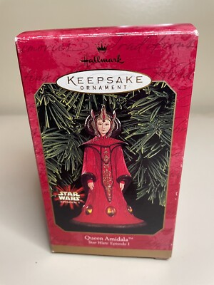 Hallmark Keepsake Ornament Star Wars Queen Amidala 1999 NIB | eBay