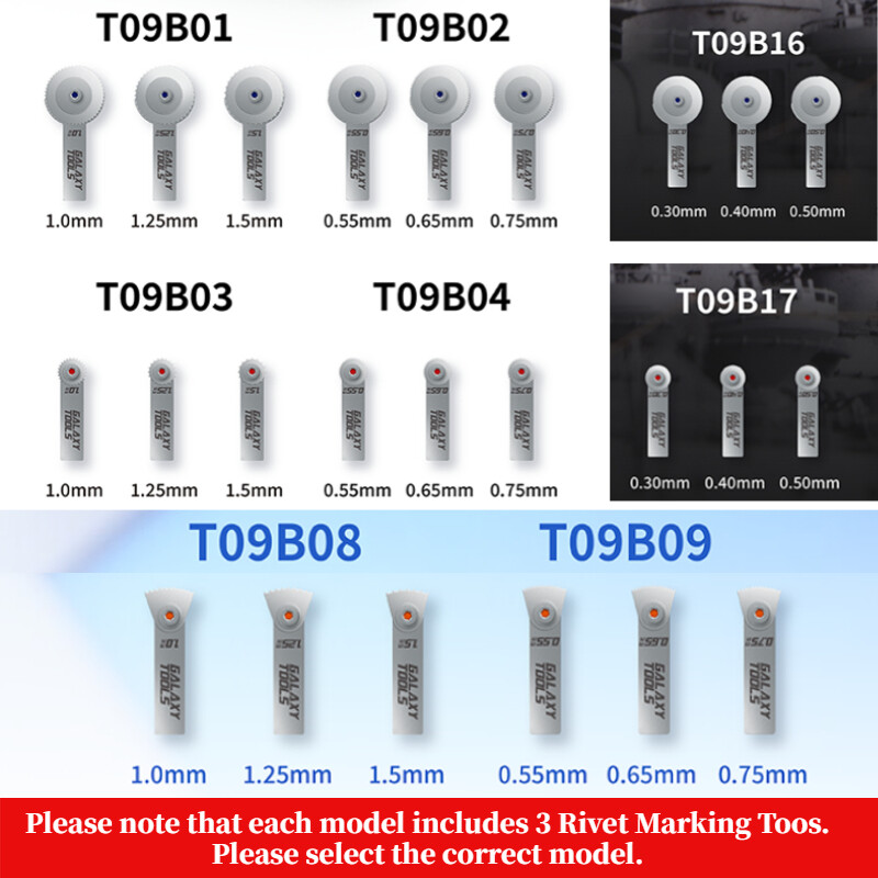 Galaxy Rivet Marking Tool Standard/Mini/Corner For Warship Fighter ...