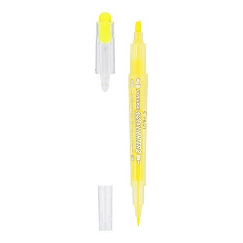 Pilot Precise Marklighter Dual-Tip Highlighter Yellow Office School ...