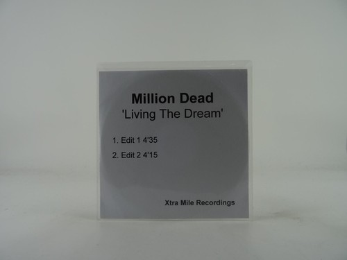 MILLION DEAD LIVING THE DREAM (A50) 2 Track Promotional CD Single plus ...