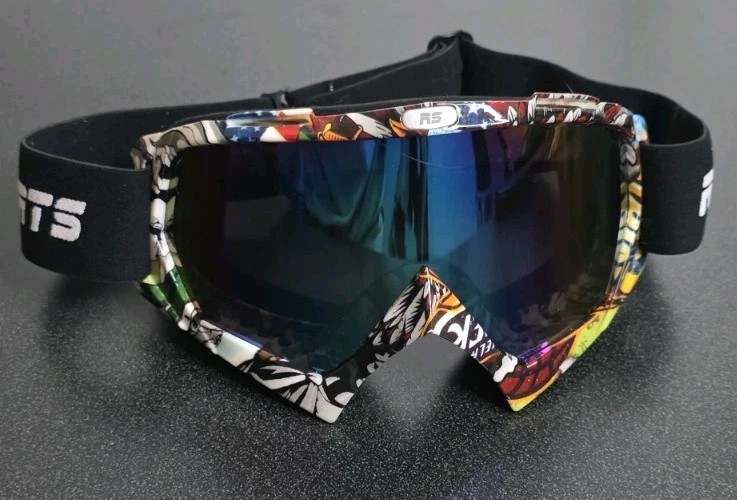 Revynge Sports Snowboard Motocross Goggles Eyewear Adjustable Graffiti ...