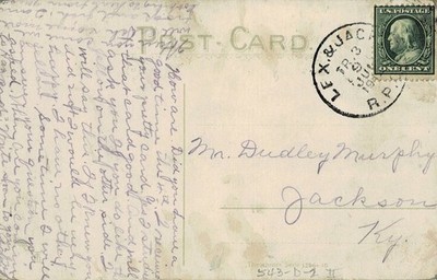 RPO KY - 1912 Lex & Jack (543-H-1, R2) on cute color PPC to Jackson ...