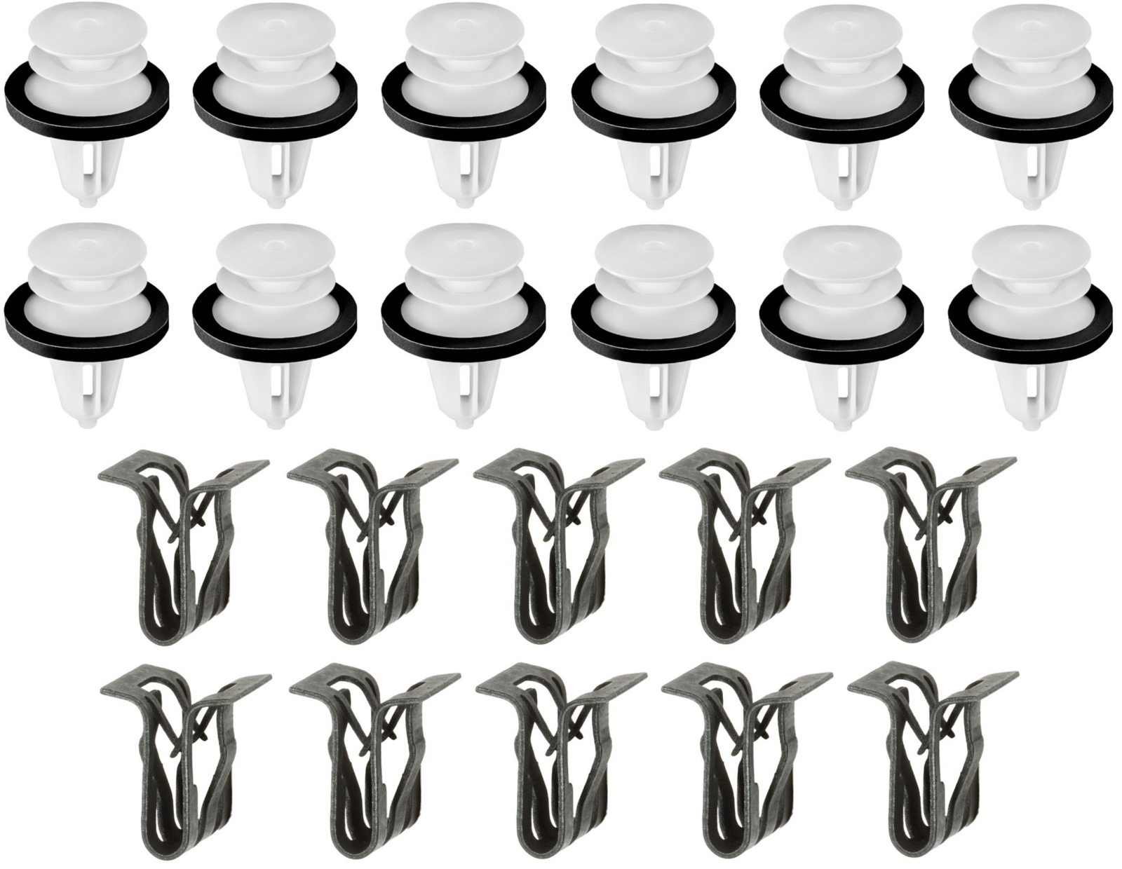 12 DOOR PANEL & 10 TRIM PANEL RETAINERS! FOR FORD TRUCKS FLEX TAURUS ...