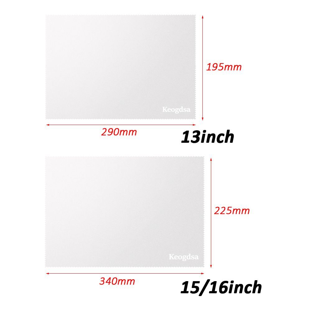 Cover Microfiber Laptop Screen Cleaning Cloth For MacBook Pro 13/15/16 ...