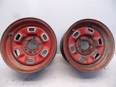 Camaro Chevrolet Chevy II Rally Wheels 14X7 JJ 6 Hole Steel Wheel Rim 4 ...