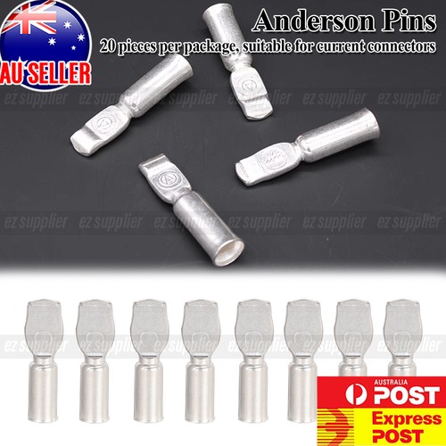 20pcs Anderson Plug Contacts Pins Copper Terminals 50AMP Connectors ...