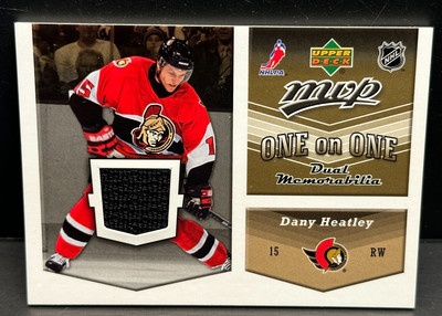 Dany Heatley Alexander Steen 2006-07 Upper Deck MVP One on One Dual GU ...