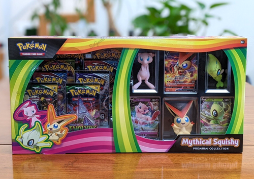 Semi Factory Glue Defect Box Pokemon TCG Mythical Squishy Premium ...