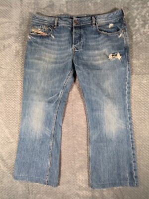 Men's Diesel Industries Zathan Boot Cut Jeans 36 x 30(27) Wash 0081K ...