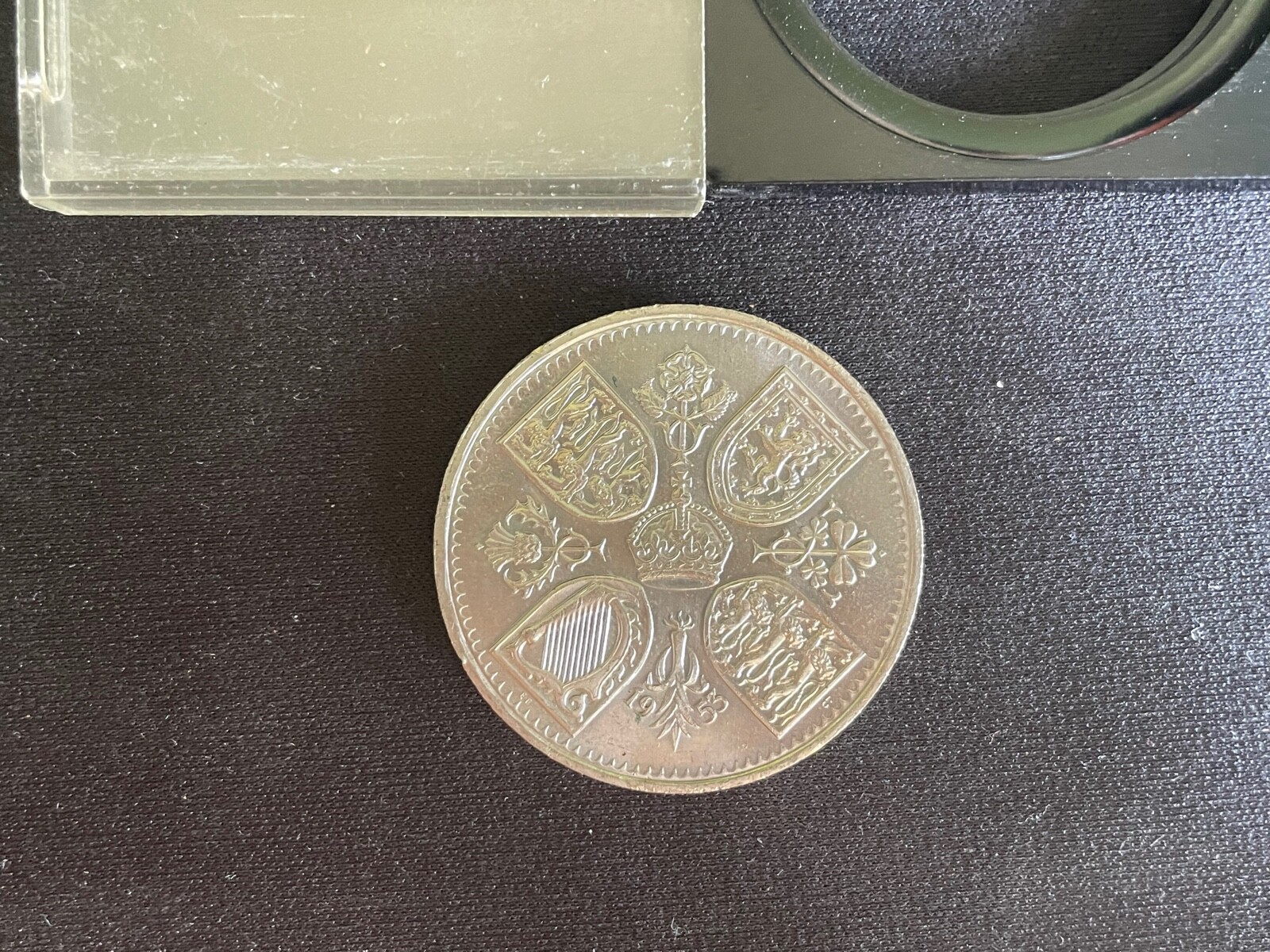 1953 FIVE SHILLINGS ELIZABETH II DEI GRATIA BRITT OMN REGINA FIDEI ...