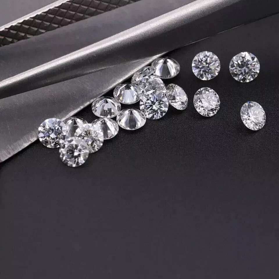Loose CVD Lot Lab-Grown Diamond 4.00 mm Round D F- Certified Diamond | eBay