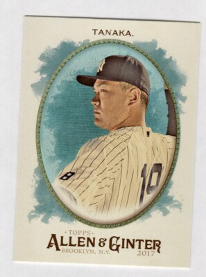 2017 Topps Allen & Ginter Silver Foil Masahiro Tanaka #240 New York ...