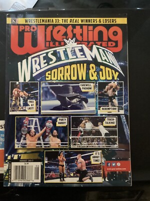 Pro Wrestling Illustrated PWI Magazine August 2017 Sorrow And Joy ...
