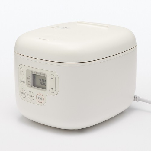 MUJI Rice Cooker with rice scoop holder MJ-RC3A3 Made in Japan New FS ...