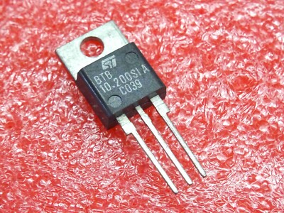 lot x2: triac BTB 10 -200 SLA ~ 10A 200V BTB10-200SLA ~ non insulated ...