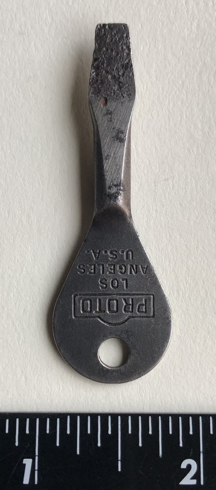 Vintage PROTO Los Angeles HUGHES & CO. Flathead Key Chain Screwdriver ...