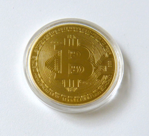 2013 Bitcoin Gold Coin 1 Troy Oz. .999 Fine Copper MJB Monetary Metals ...