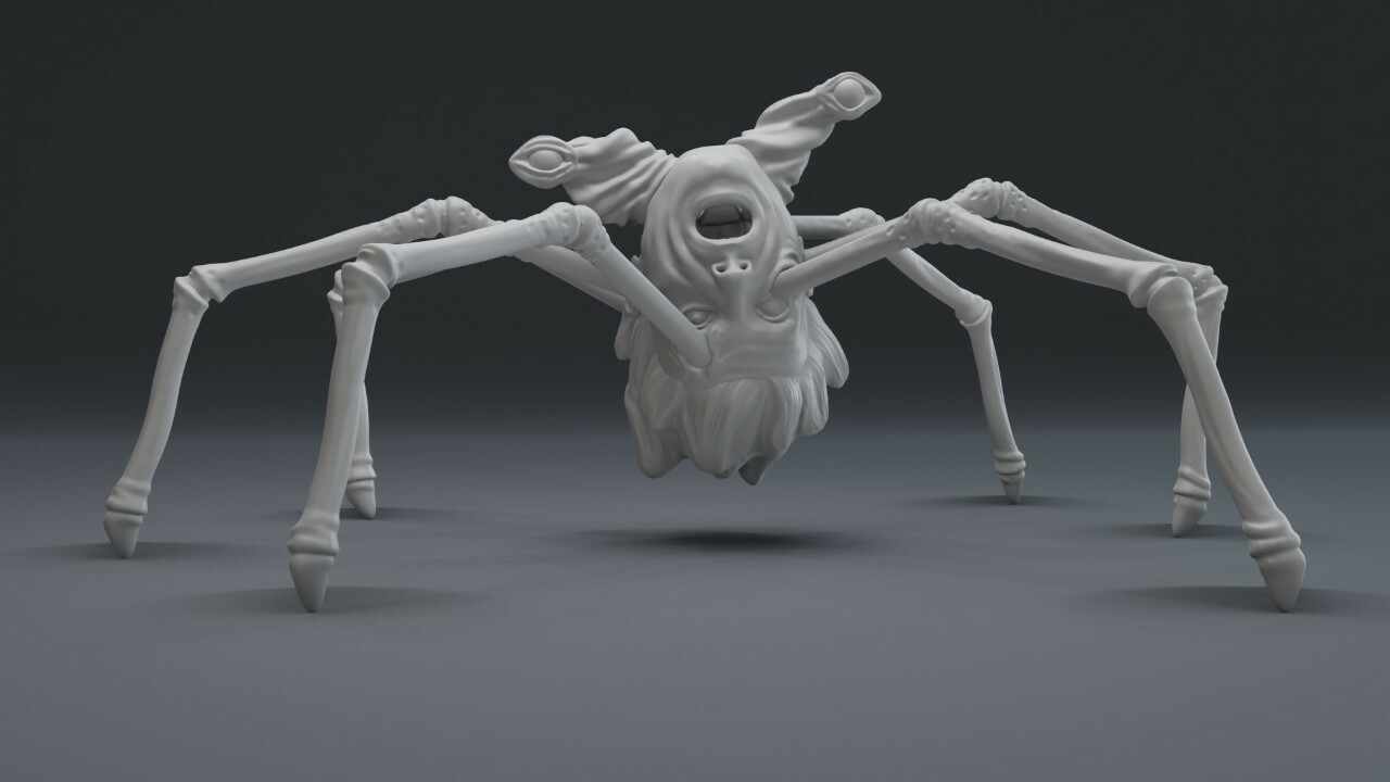 The Thing Norris Spider Head John Carpenter 3D printed Select 1:6 or ...