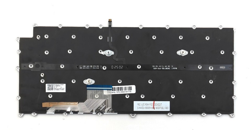 Replacement White US Backlit Keyboard for LG Gram 13Z980 13Z990 14Z980 ...