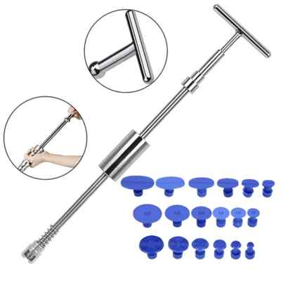 Car Dent Repair Tools Kit Metal T-bar Puller Removal Dent Auto Body ...