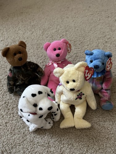 5 TY BB Rescue Dog, Breast cancer awareness Retired Mother & Sept ...