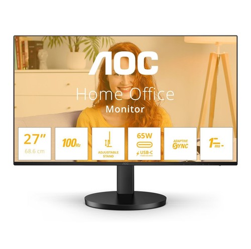 MONITOR AOC LED 27" Wide Q27B3CF2 IPS 2560x1440 100Hz 4ms 350cd/mq 1. ...