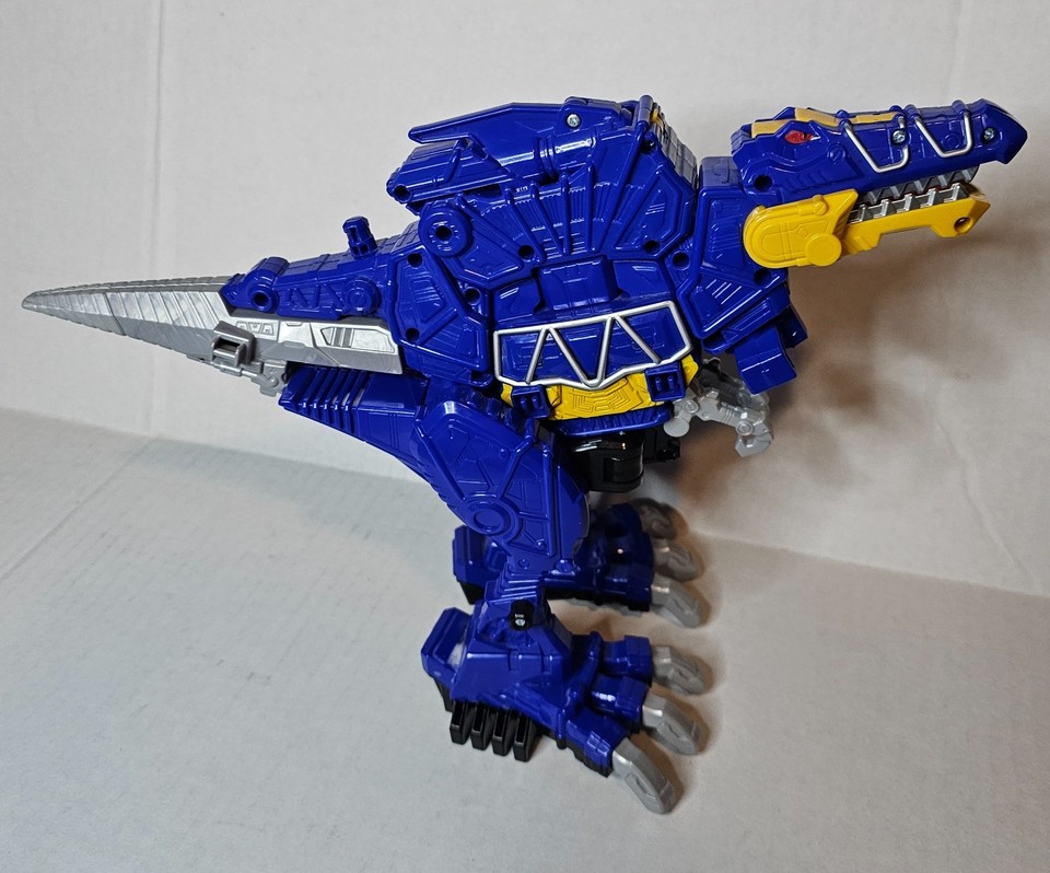 Power Rangers Dino Super Charge Deluxe Spino Zord Blue with Missile | eBay