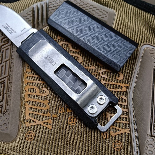 CRKT Scribe Pocket Knife Blade 1.5"Thermo Plastic Handle * Conceal ...