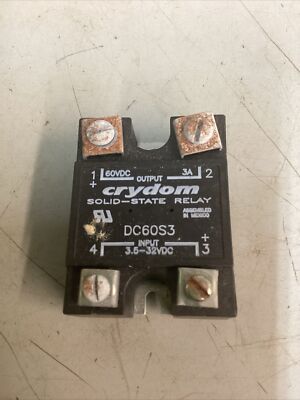 Crydom DC60S3-B 3.5-32VDC Control, 3A 60VDC Load, Solid State Relay | eBay