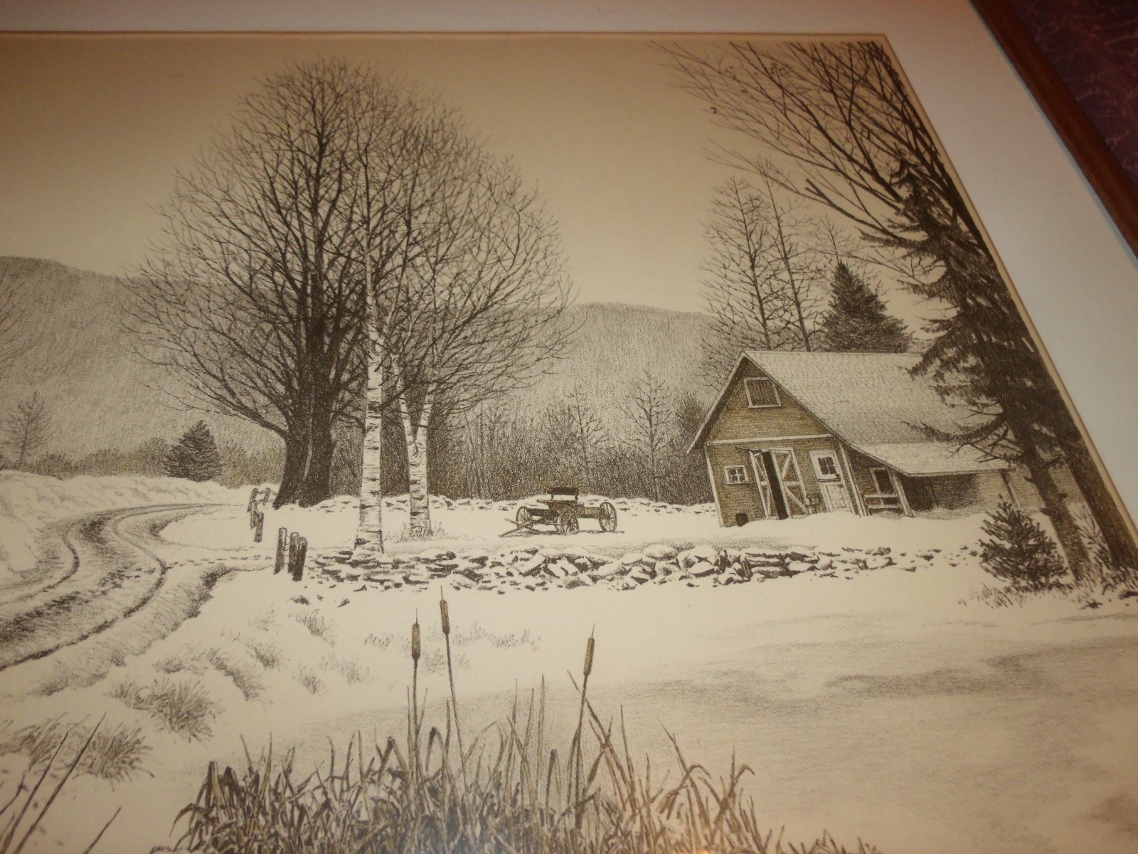 Vintage 1974 Mel Hunter signed & #'d print That Time of Year 31/260 ...