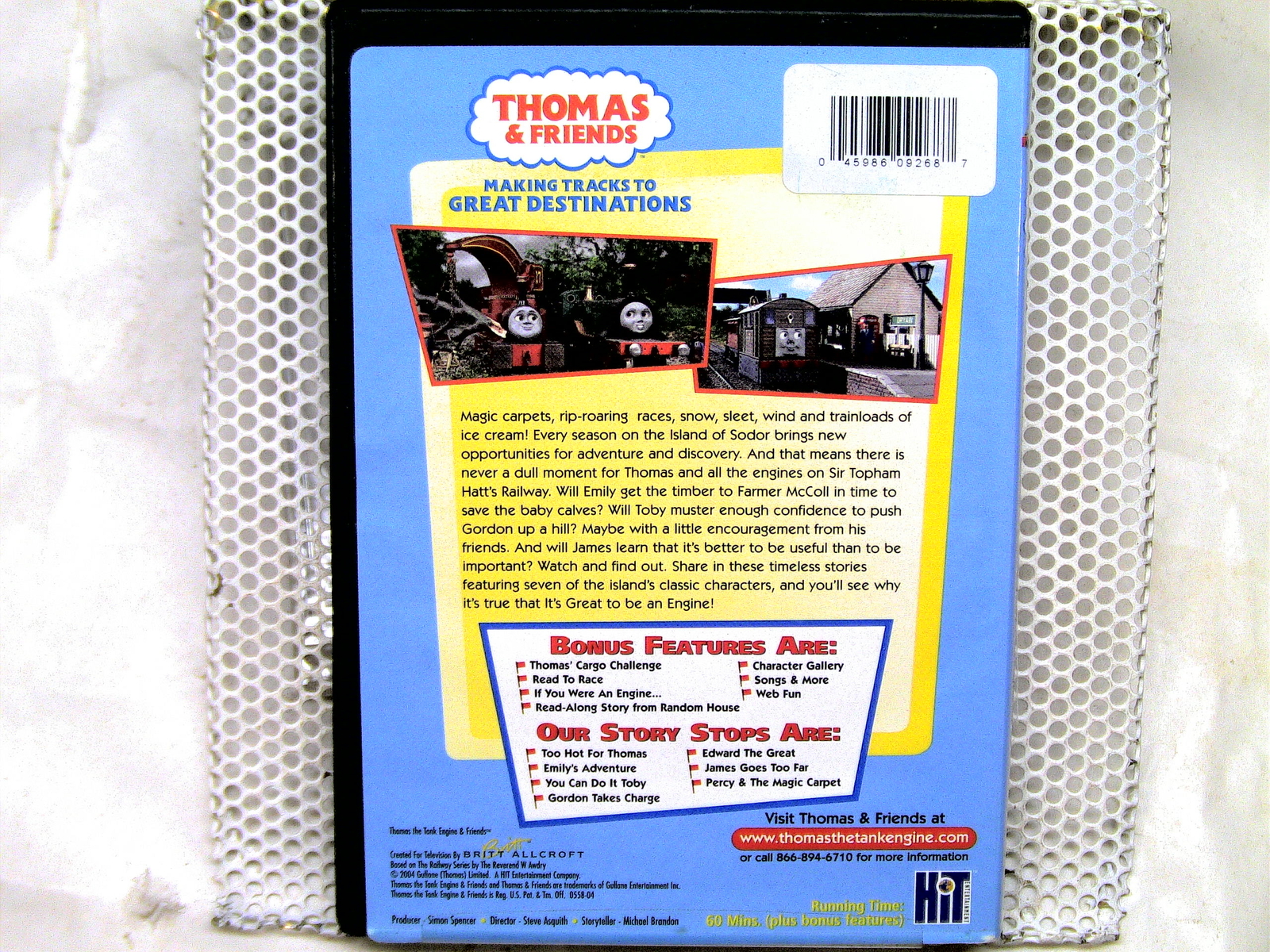 THOMAS tank engine: IT's Great to be an Engine DVD & Friends 2004 [DVD ...