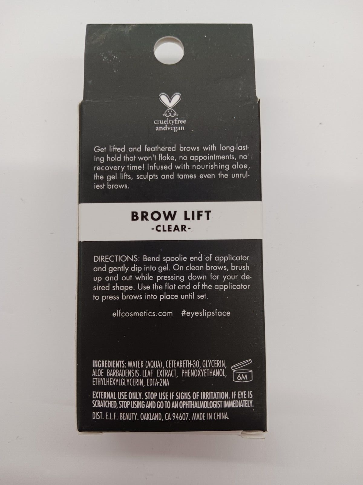 e.l.f. Cosmetics Brow Lift, Clear Eyebrow Shaping Wax For Holding Brows ...