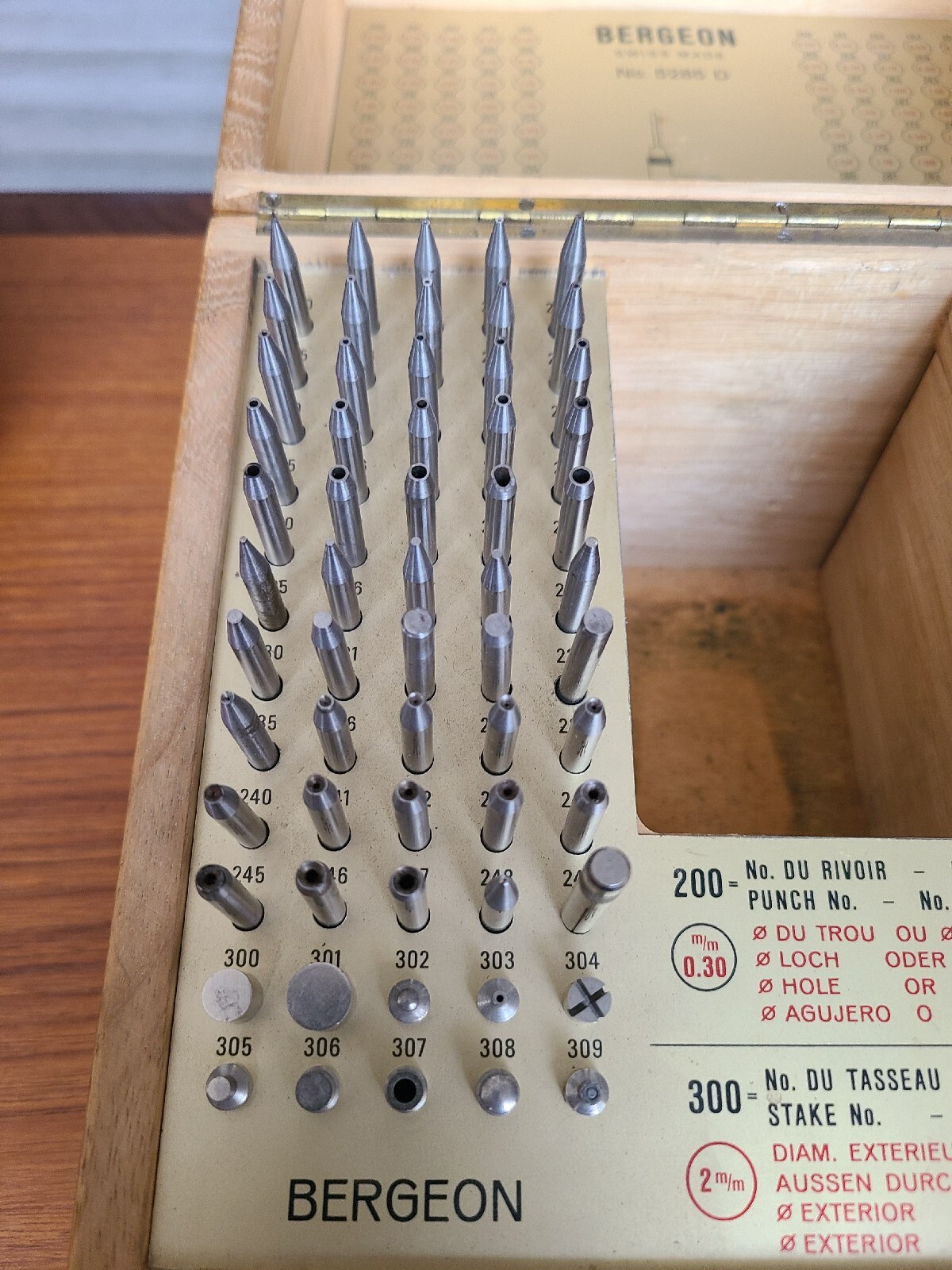 Bergeon 5285 D Staking Tool Big Kit With Extras, Almost Complete | eBay